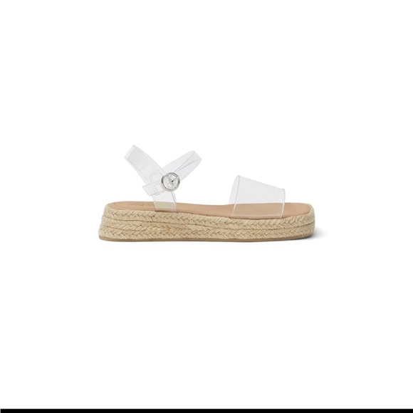 Zara | Shoes | Zara Girls Clear Vinyl Espadrille Sandals | Poshmark